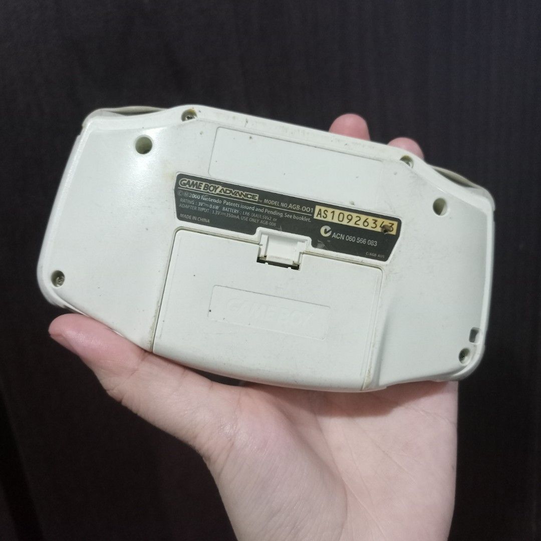 Gameboy advance console - white, Video Gaming, Video Game Consoles ...
