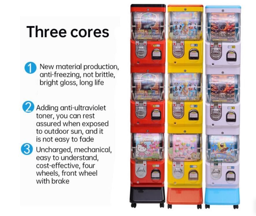 Giant Gumball Machine Three Layer Vending Machine, Hobbies & Toys, Toys ...