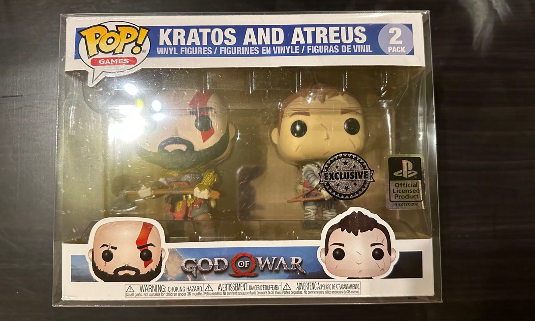 God of War Funko Pop Kratos and Atreus Rare, Hobbies & Toys, Toys ...