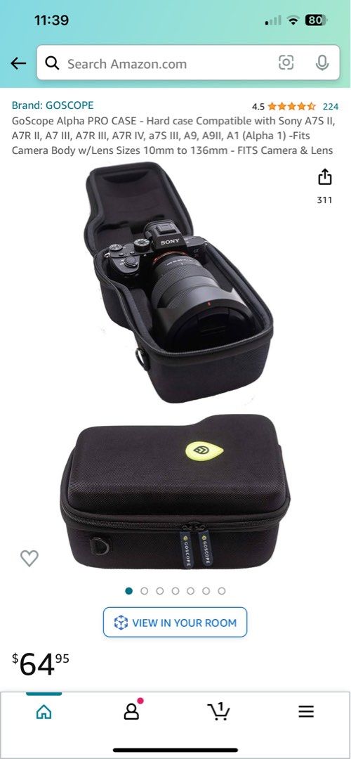 GoScope Alpha PRO CASE for Sony, Photography, Cameras on Carousell