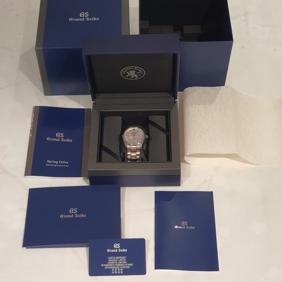Grand Seiko SBGA443 / SBGA413 (Shunbun), Luxury, Watches on Carousell