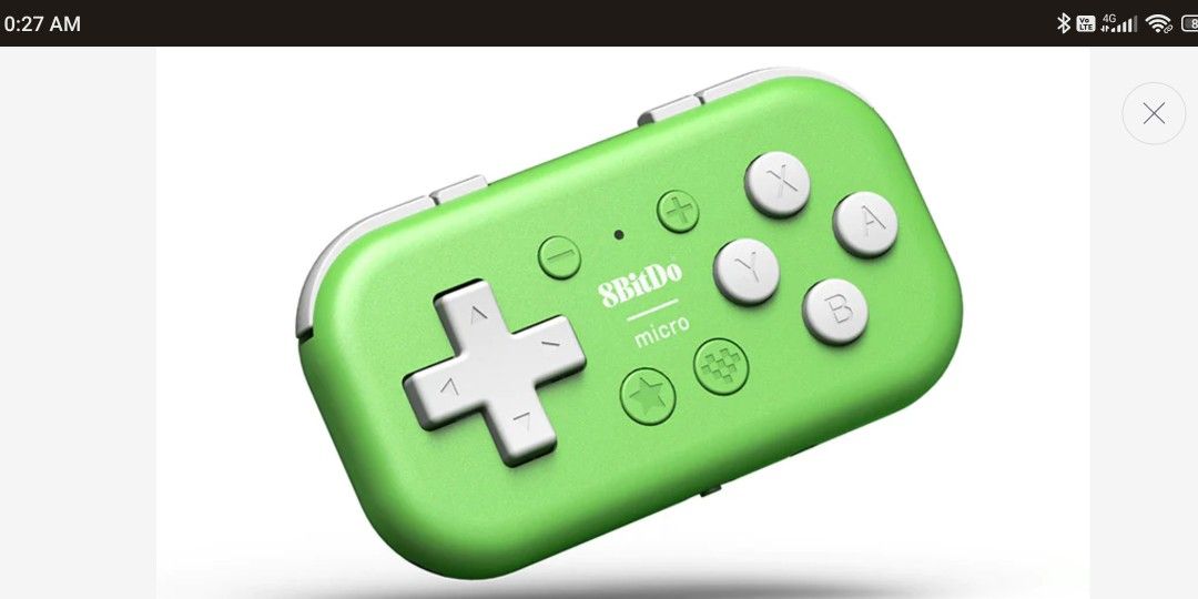 Green 8bitdo Micro - Mappable Controller (Switch, android & keyboard ...