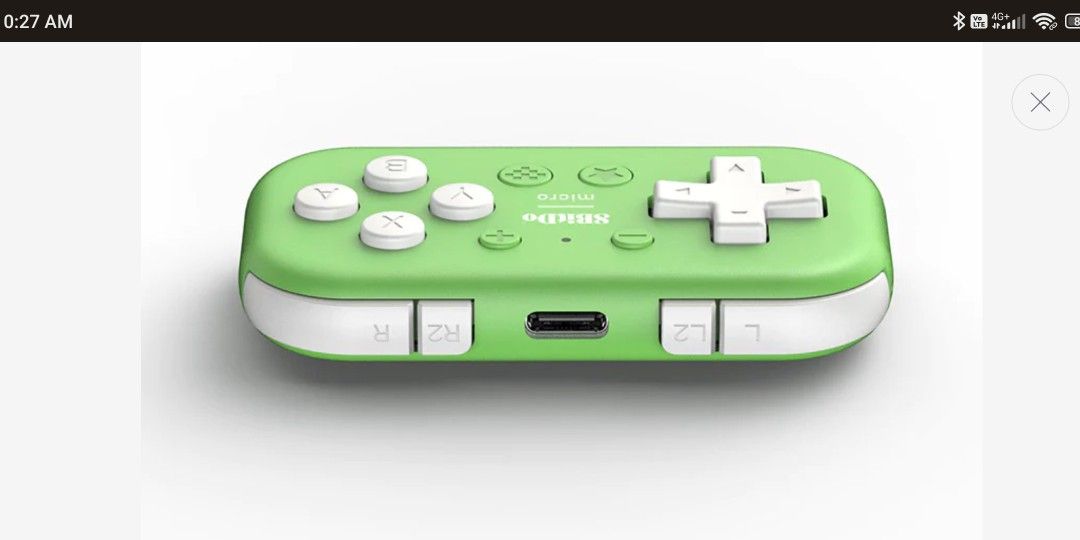 Green 8bitdo Micro - Mappable Controller (Switch, android & keyboard ...
