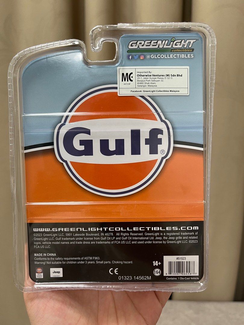 Greenlight Jeep Cherokee Gulf Chase, Hobbies & Toys, Toys & Games on Carousell