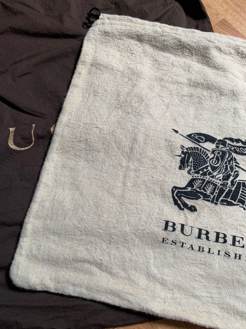 Gucci x Burberry Dust Bags As PACK, Luxury, Bags & Wallets on Carousell