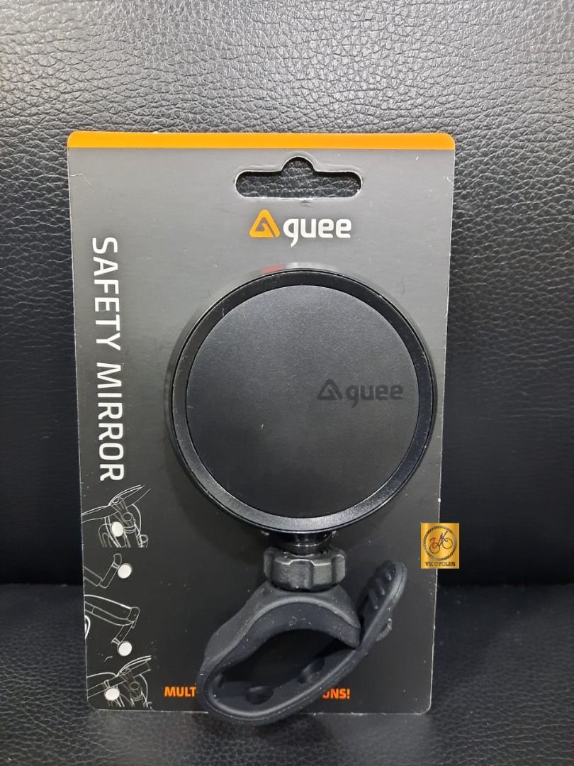 GUEE I-SEE SAFETY MIRROR WHITE BLACK RED LINE, Sports Equipment, Bicycles & Parts, Bicycles on ...