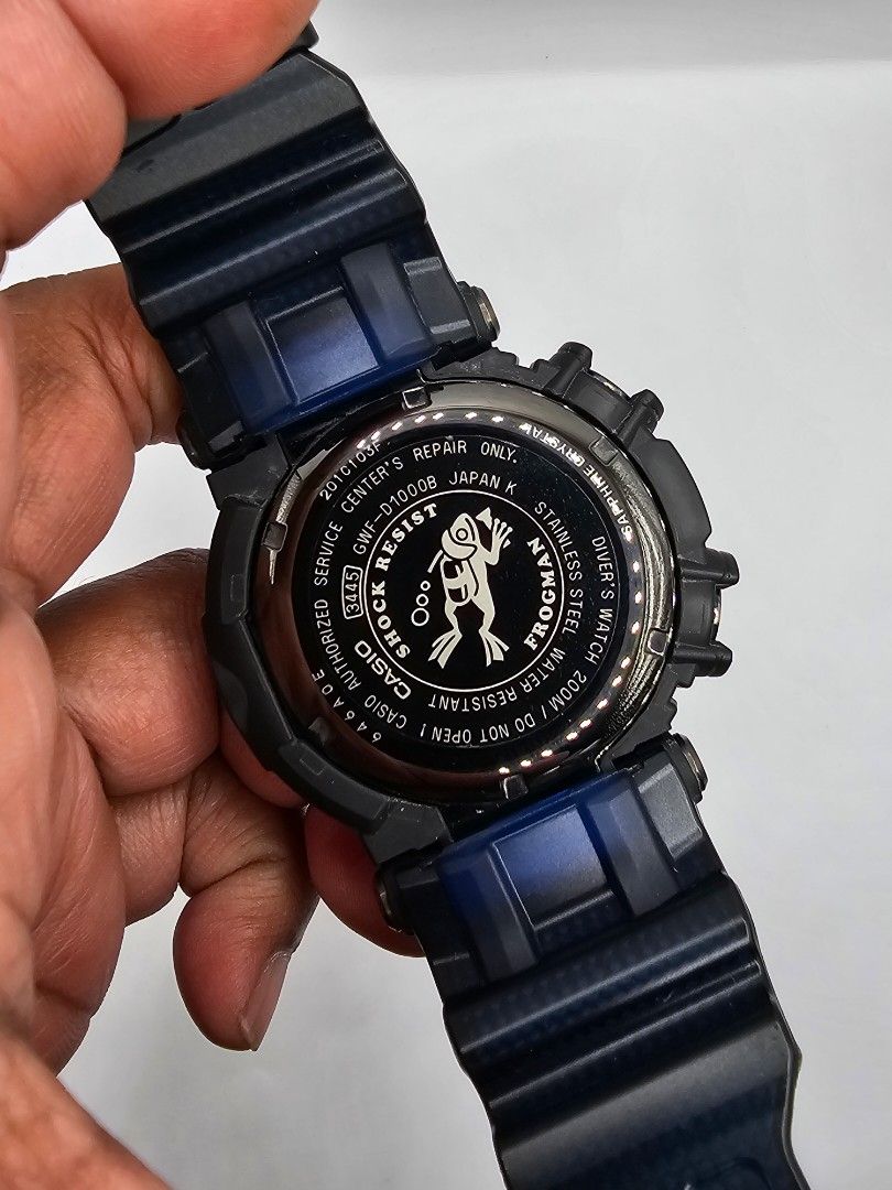 GWFD1000B-1JF FROGMAN PASKAL, Men's Fashion, Watches & Accessories ...