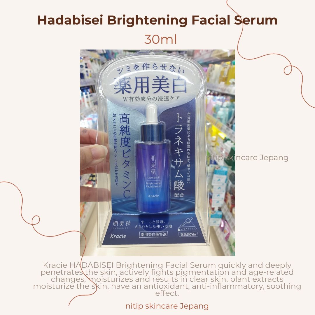 hadabisei kracie brightening facial serum 30ml, Kesehatan & Kecantikan, Kulit, Sabun & Tubuh di ...
