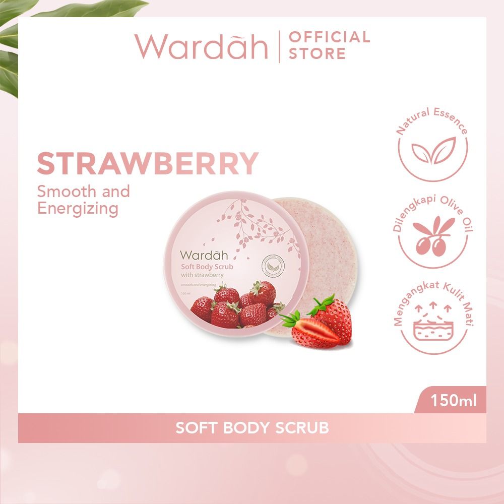 (Halal Bodycare) Wardah Soft Body Scrub 150ml - Dilengkapi dengan Olive ...