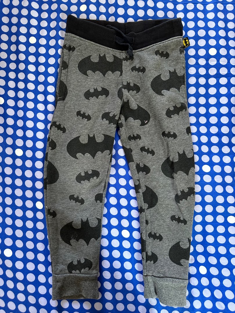 H&M Batman Jogger Pants, Babies & Kids, Babies & Kids Fashion on Carousell
