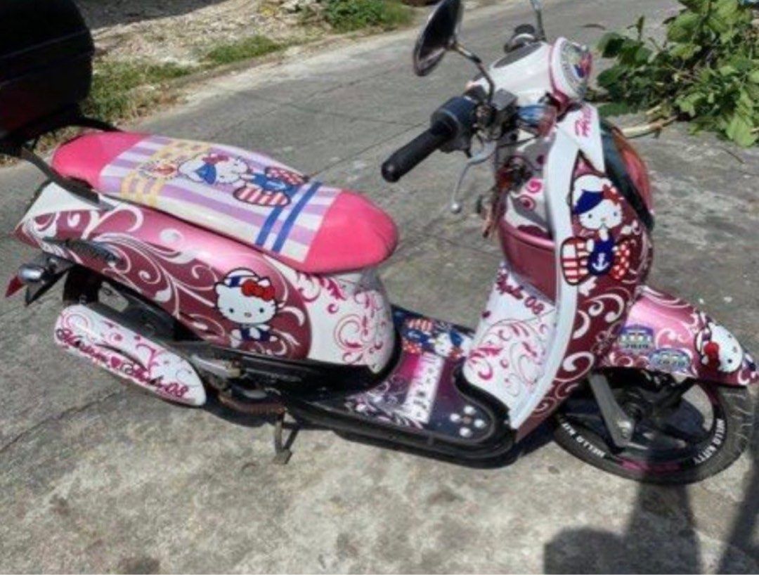 Honda scoopy pink, Motorbikes, Motorbikes for Sale on Carousell