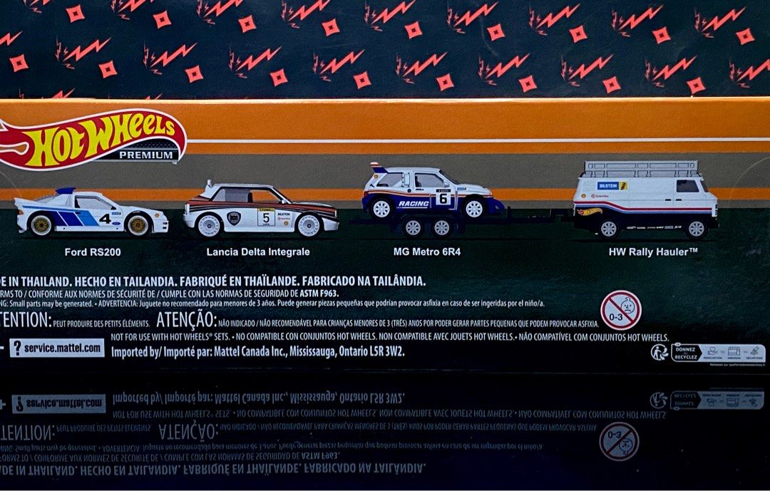 Hot Wheels Rally Diorama set > MG Metro 6R4 > Lancia Delta Integrale ...