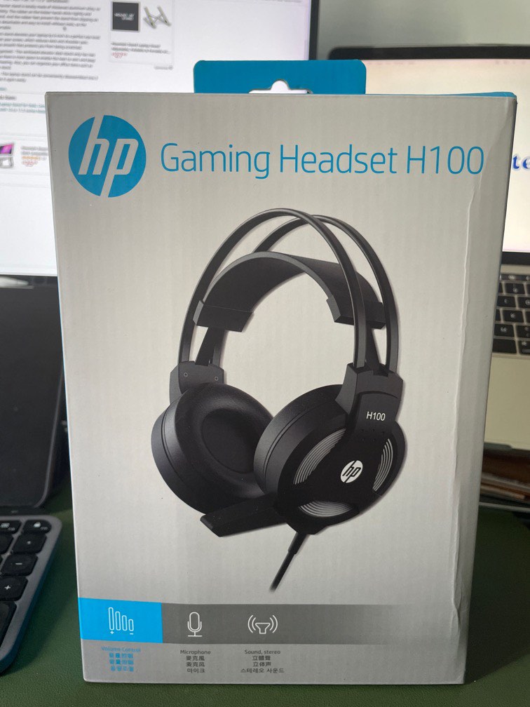 HP H100 Gaming Headset, Audio, Headphones & Headsets on Carousell