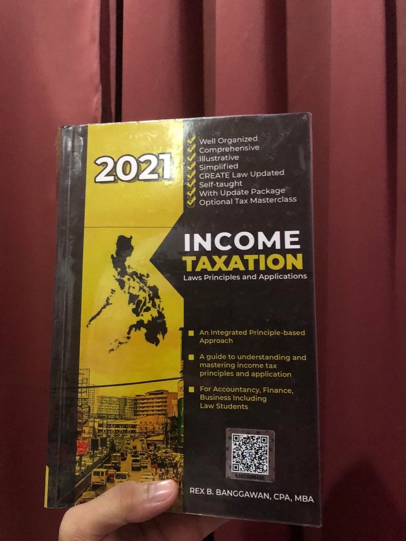Income Taxation 2021 By Rex Banggawan AUTHENTIC, Hobbies & Toys, Books ...