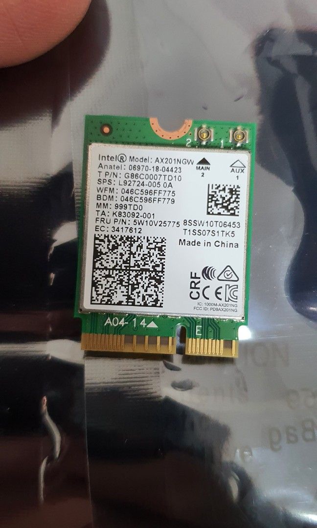 Intel Wifi Card Wifi 5 AC WiFi 6 AX, Computers & Tech, Parts ...