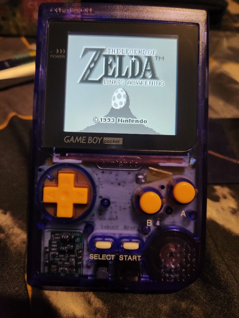 IPS modded Nintendo Gameboy pocket with custom shell, Video Gaming ...
