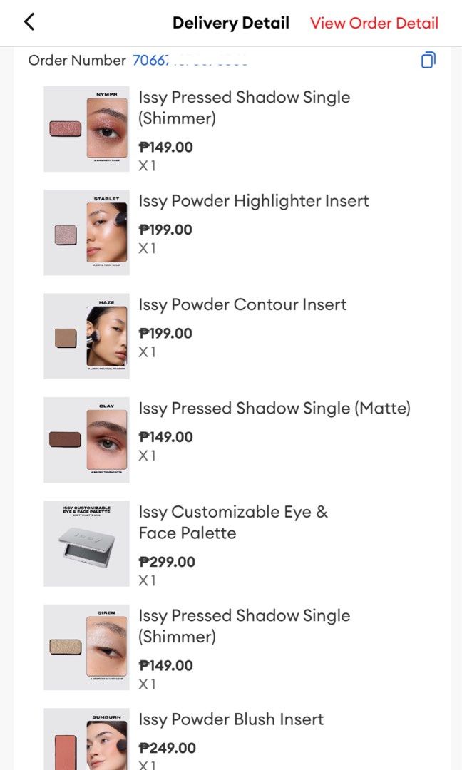 ISSY customizable palette with complete inserts, Beauty & Personal Care ...