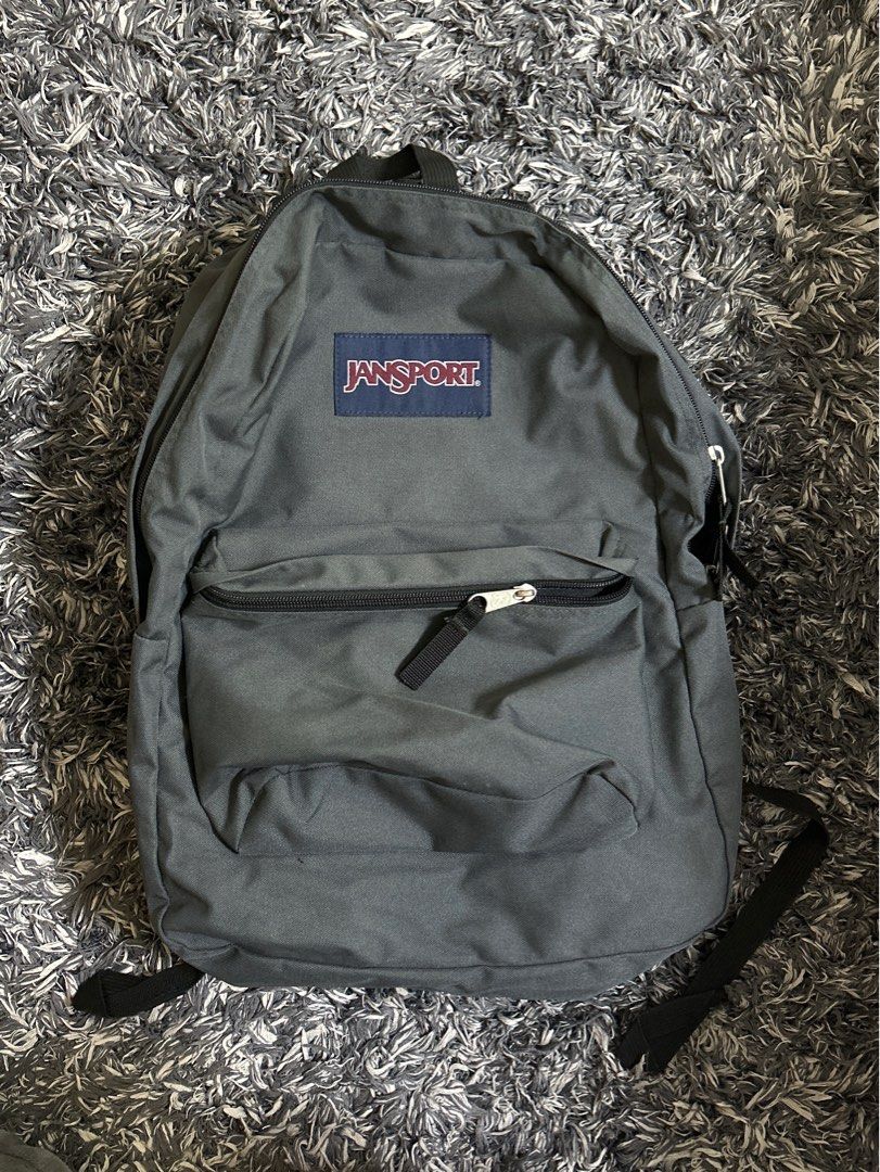 Jansport Backpack (Grey), Men's Fashion, Bags, Backpacks on Carousell