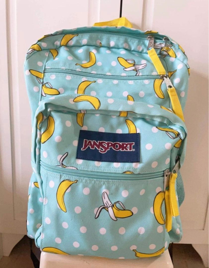 Jansport Banana Backpack, Women's Fashion, Bags & Wallets, Backpacks on ...