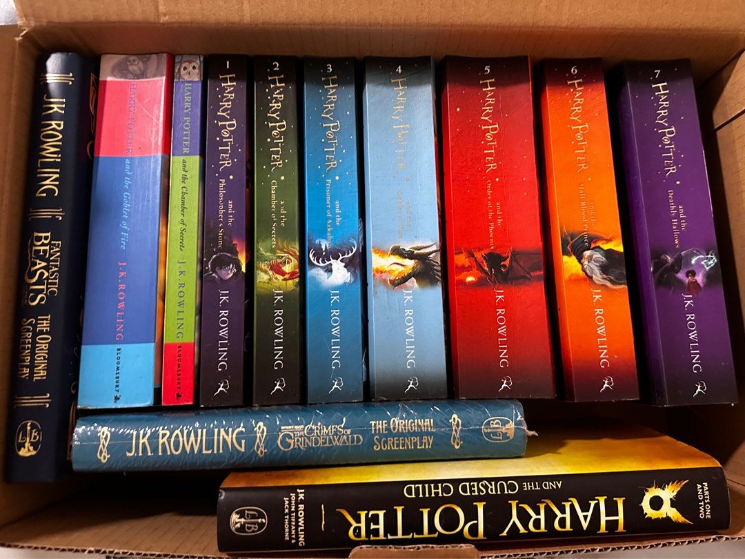 JK Rowling Harry Potter FULL series Fantastic Beasts the crimes of ...