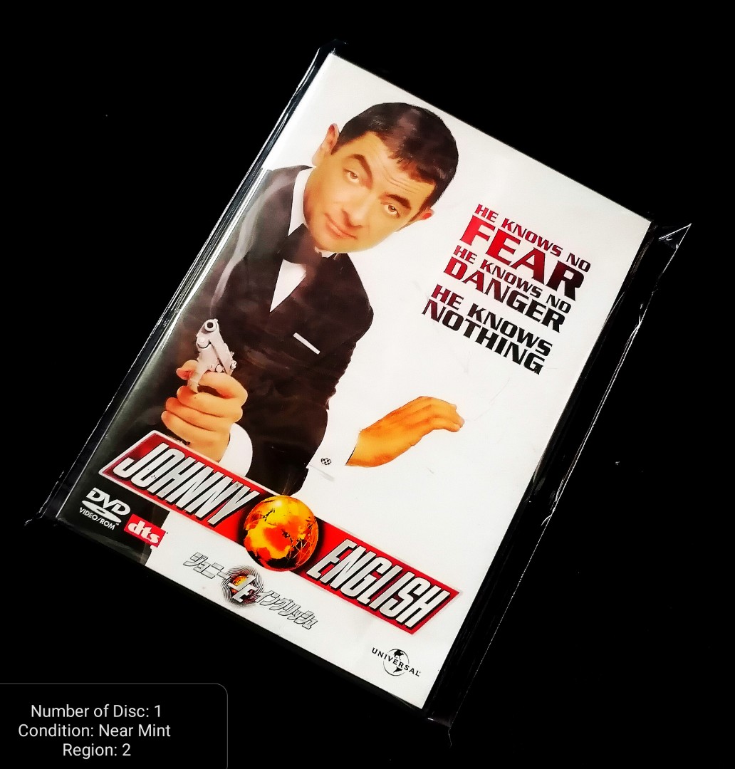 Johnny English DVD Movie Original DVD Movies DVDs Movie For Sale Foreign Films Hollywood Film ...