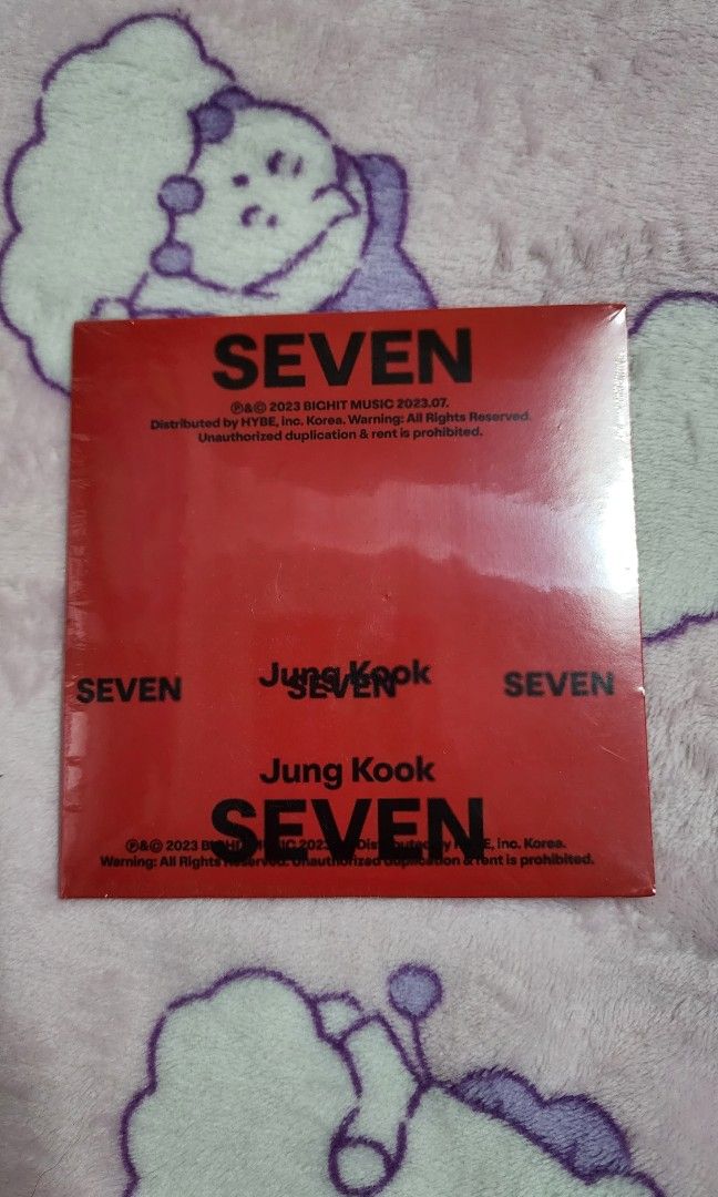 Jungkook Seven Single (CD), Hobbies & Toys, Music & Media, CDs & DVDs ...