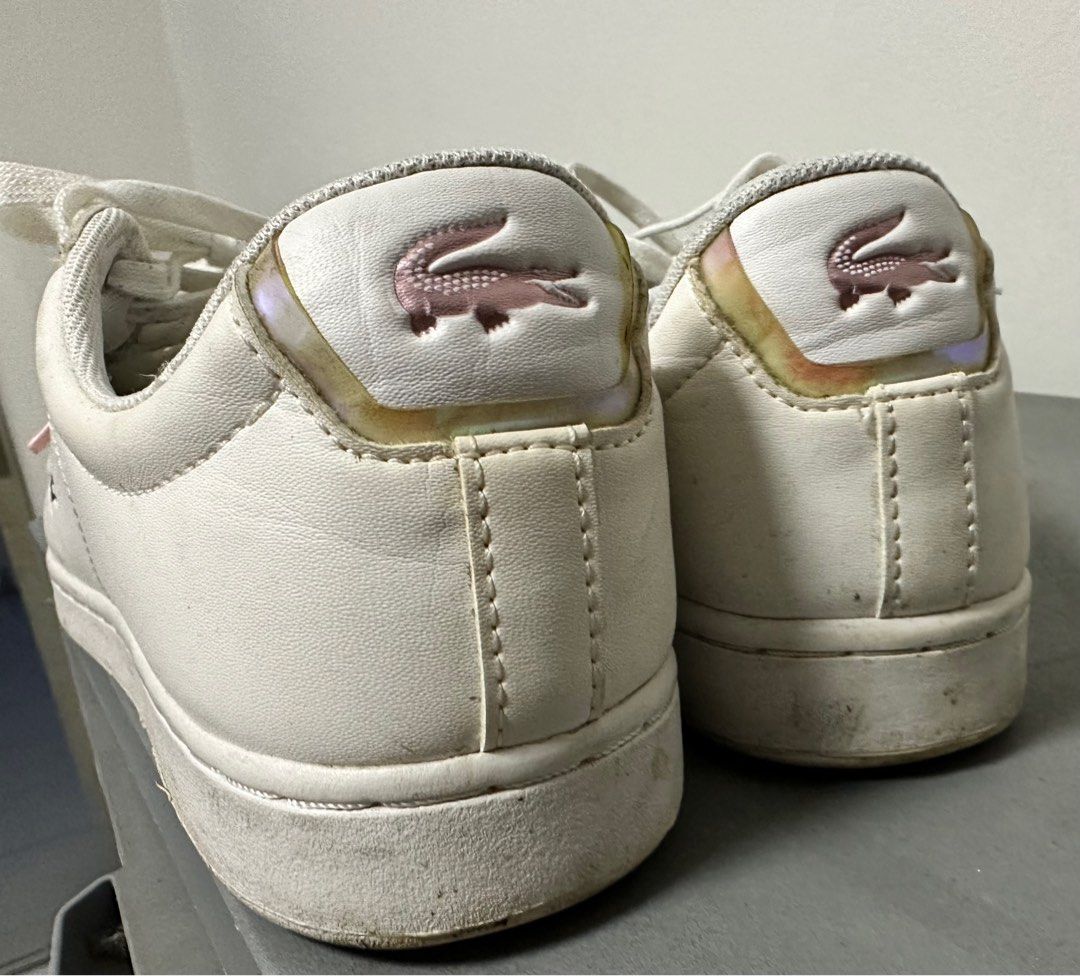 Lacoste white shoes, Women's Fashion, Footwear, Sneakers on Carousell
