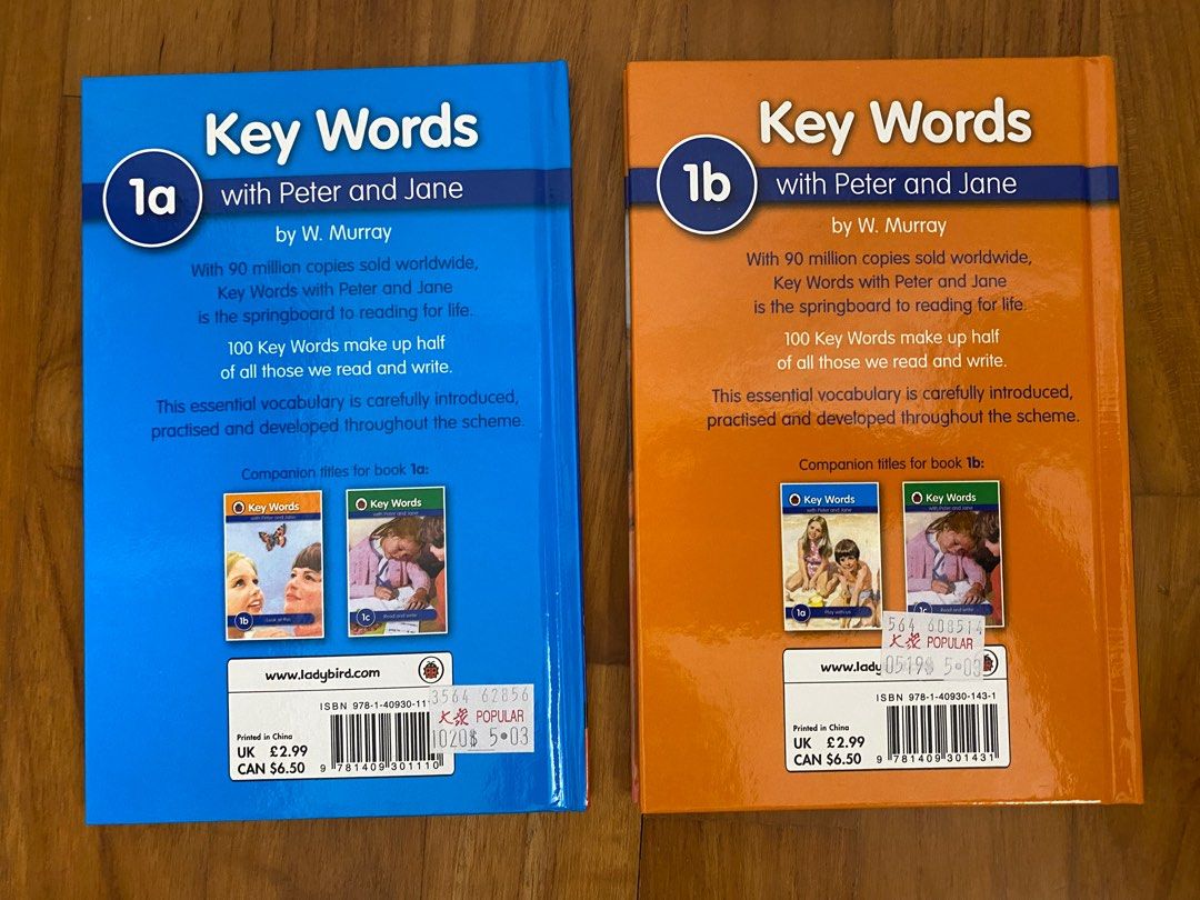 Ladybird key words with Peter and Jane 1a and 1b, Hobbies & Toys, Books ...
