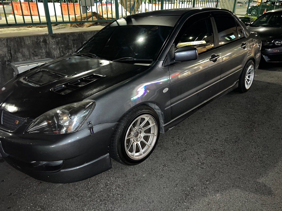 Lancer GLX 15" sport rim with tyre, Car Accessories, Tyres & Rims on Carousell