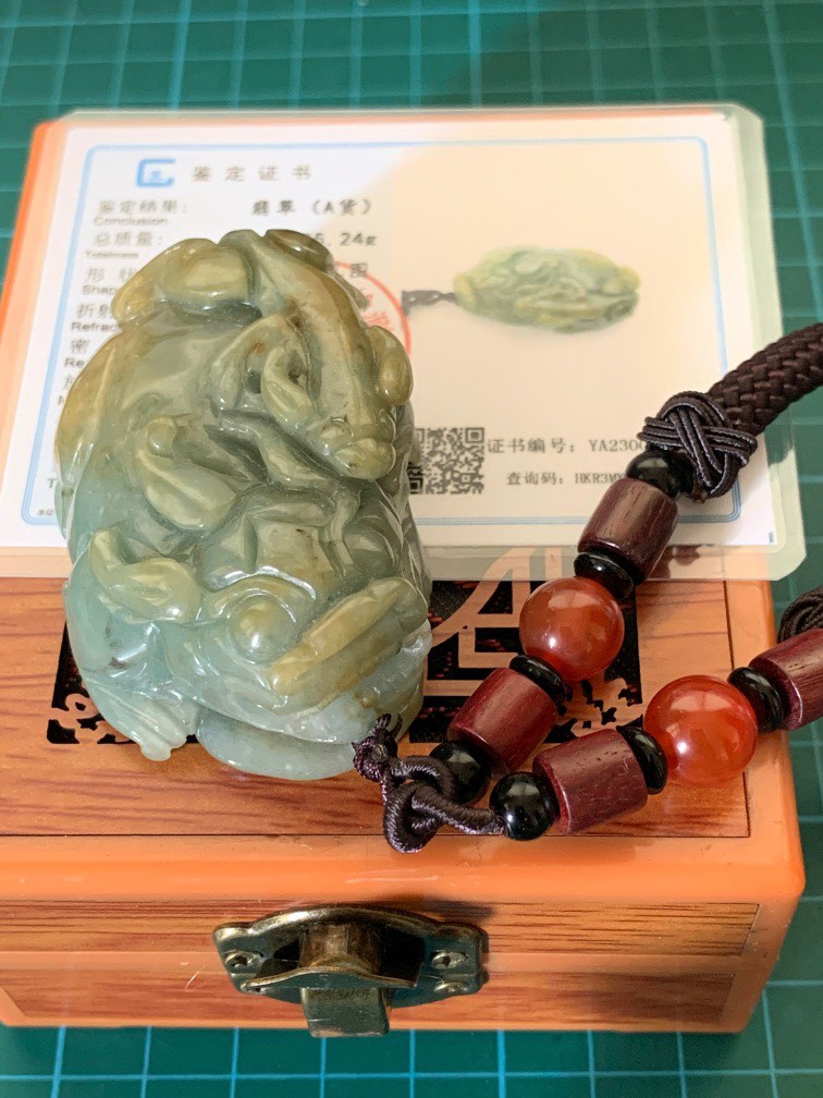 Large jade pixie, Women's Fashion, Jewelry & Organisers, Precious Stones on Carousell