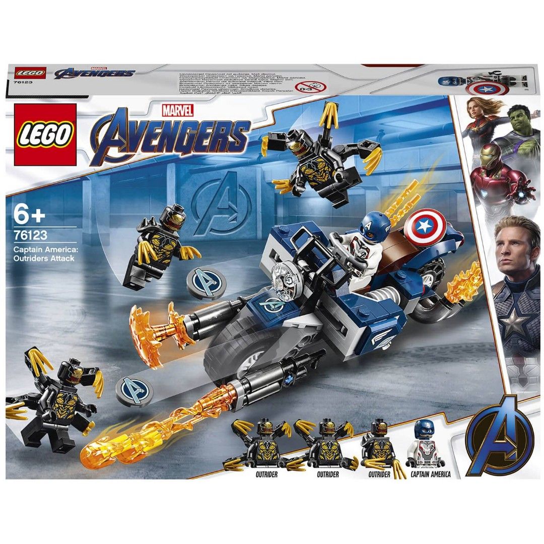 Lego 76007 Iron Man Malibu Mansion Attack 76142 Avengers Speeder Bike Attack 76123 Captain ...