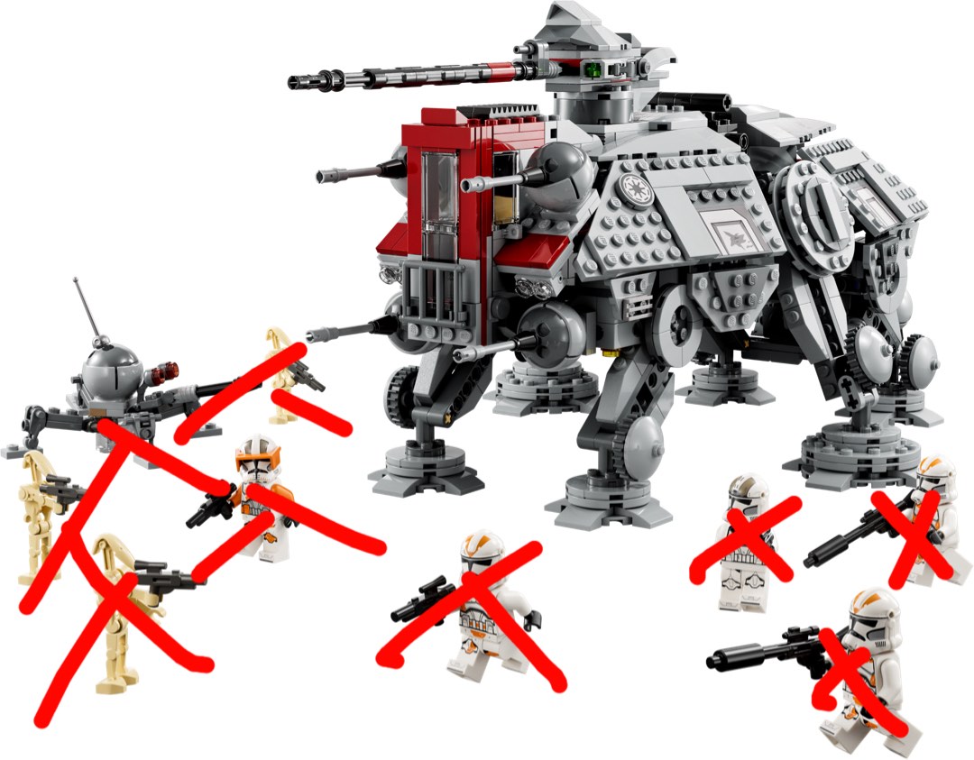 Lego Star wars AT-TE, Hobbies & Toys, Toys & Games on Carousell