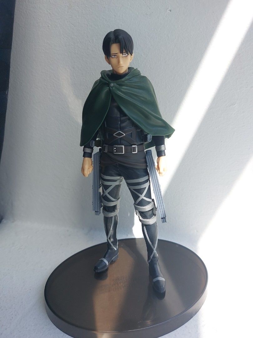 Levi ackerman attack on titan figurine from bandai, Hobbies & Toys ...