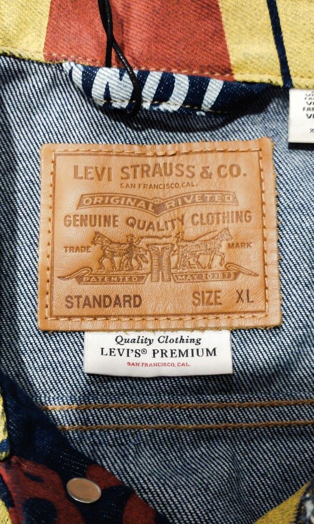 Levi's banner denim jacket 150th years edition, Men's Fashion, Coats ...