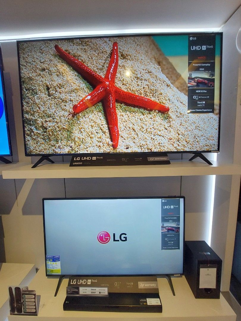 LG 4K UHD SMART LED TV UR7550PSC series, TV & Home Appliances, TV ...