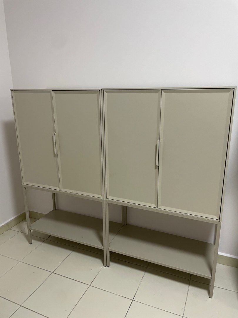 Lightly used IKEA TULLSTORP Metal Cabinet (Two available), Furniture ...