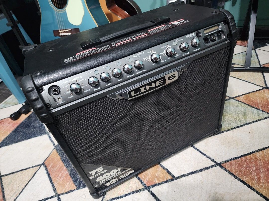 LINE 6 Spider IV 75 watt amp, Hobbies & Toys, Music & Media, Music ...