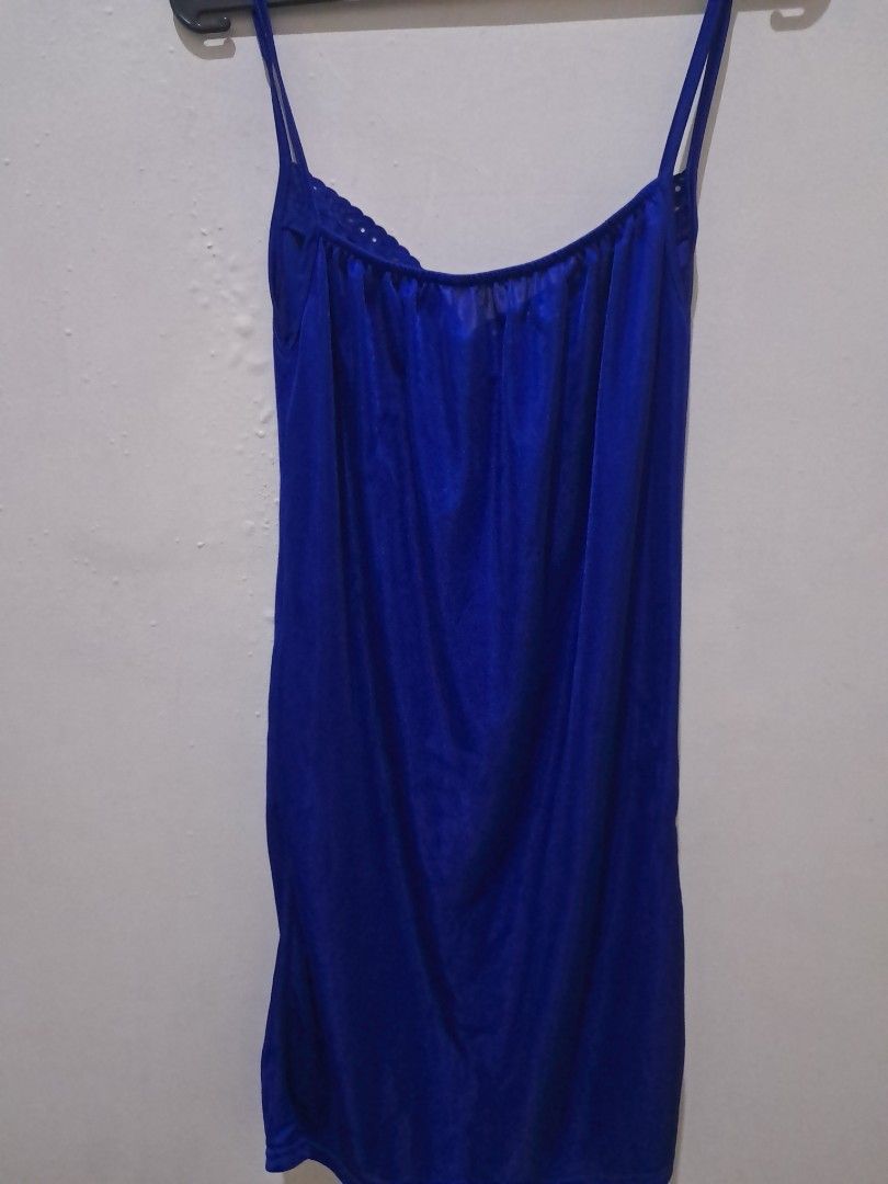 Lingerie Biru Elektrik Fesyen Wanita Pakaian Wanita Gaun And Rok Di Carousell