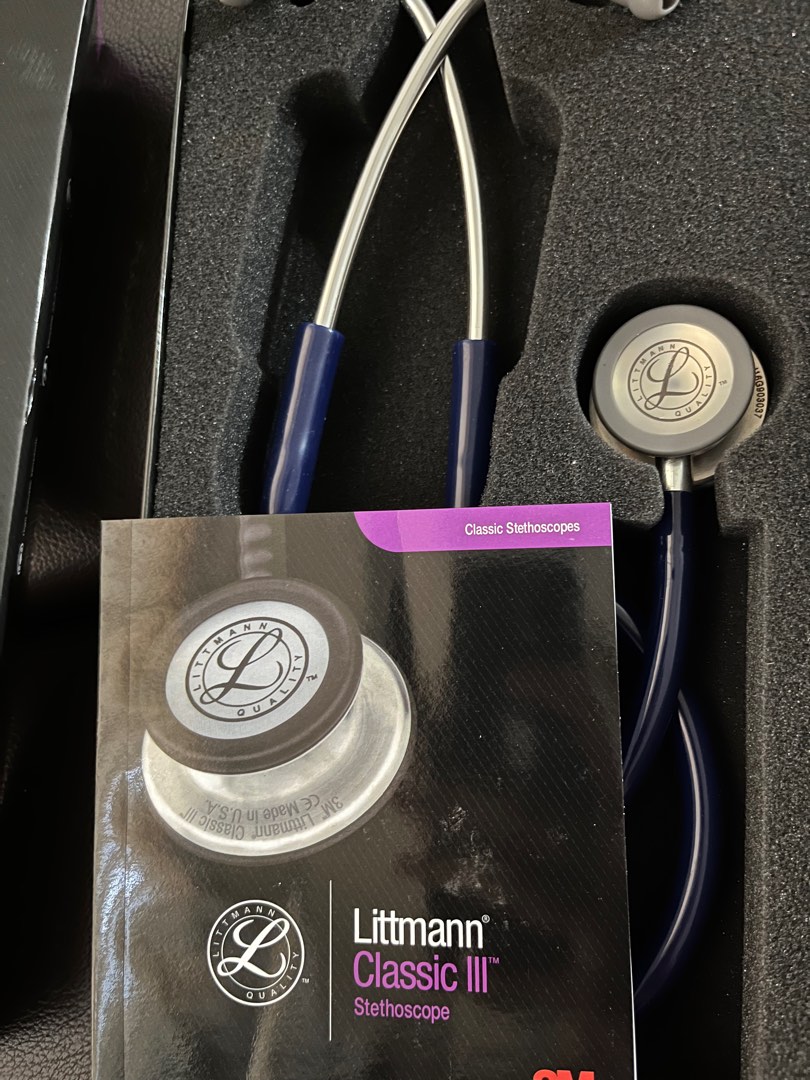 Littmann Classic III Navy Blue, Health & Nutrition, Medical Supplies ...