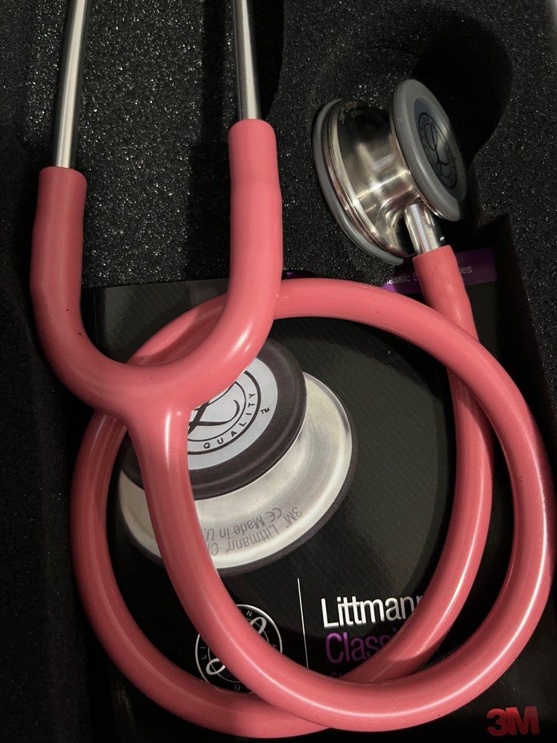 Littmann Classic III Stethoscope Pearl Pink, Health & Nutrition ...