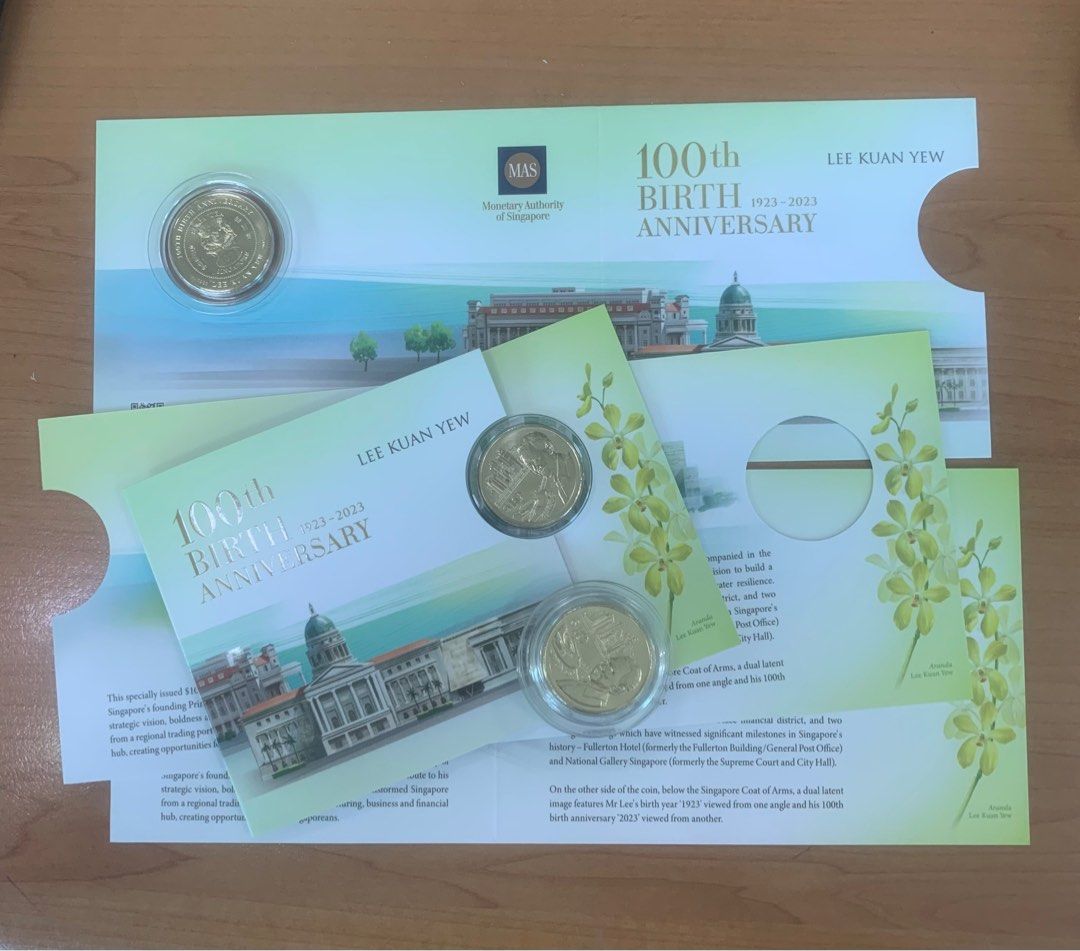 LKY 100 Anniversary Coin (5 pcs) - multiple set avail, Hobbies & Toys ...