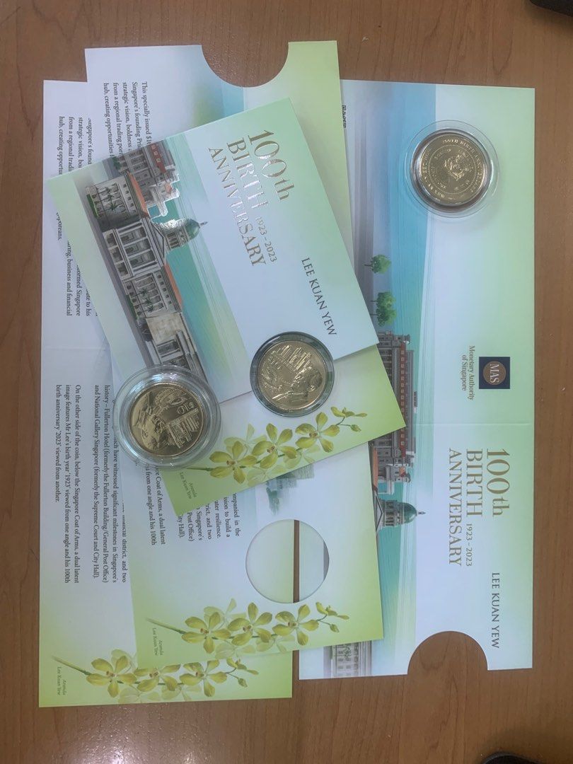 LKY 100 Anniversary Coin (5 pcs) - multiple set avail, Hobbies & Toys ...