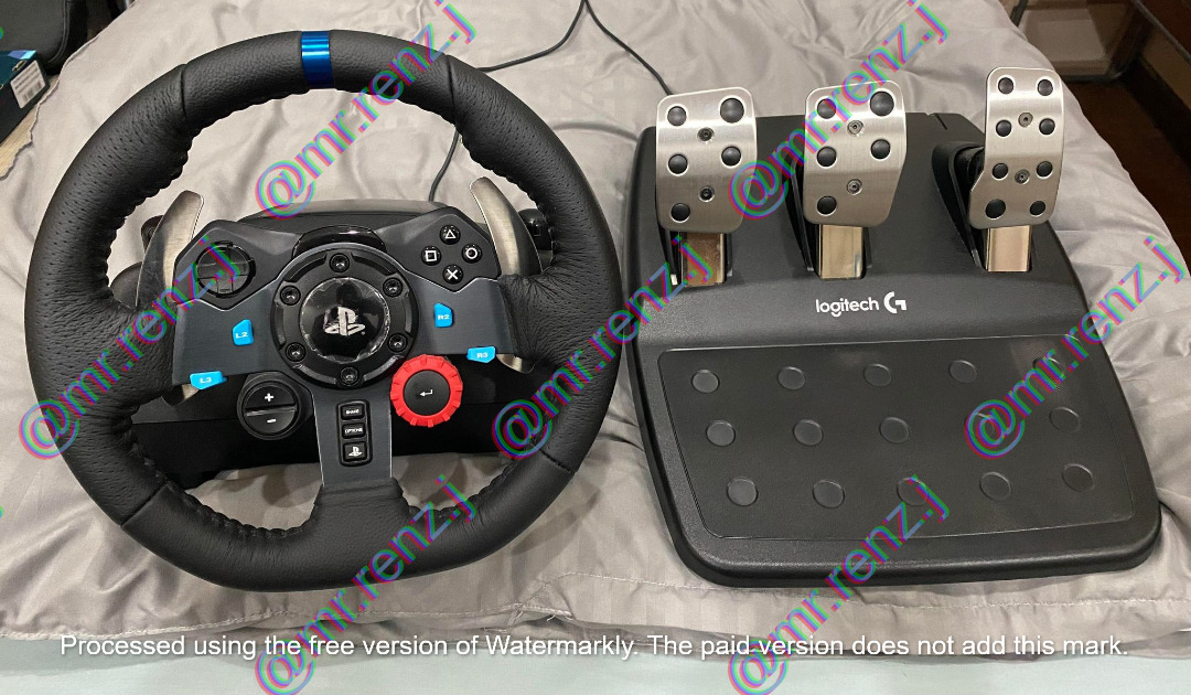 Logitech G29 Wheel, Pedals, & Shifter, Video Gaming, Gaming Accessories ...