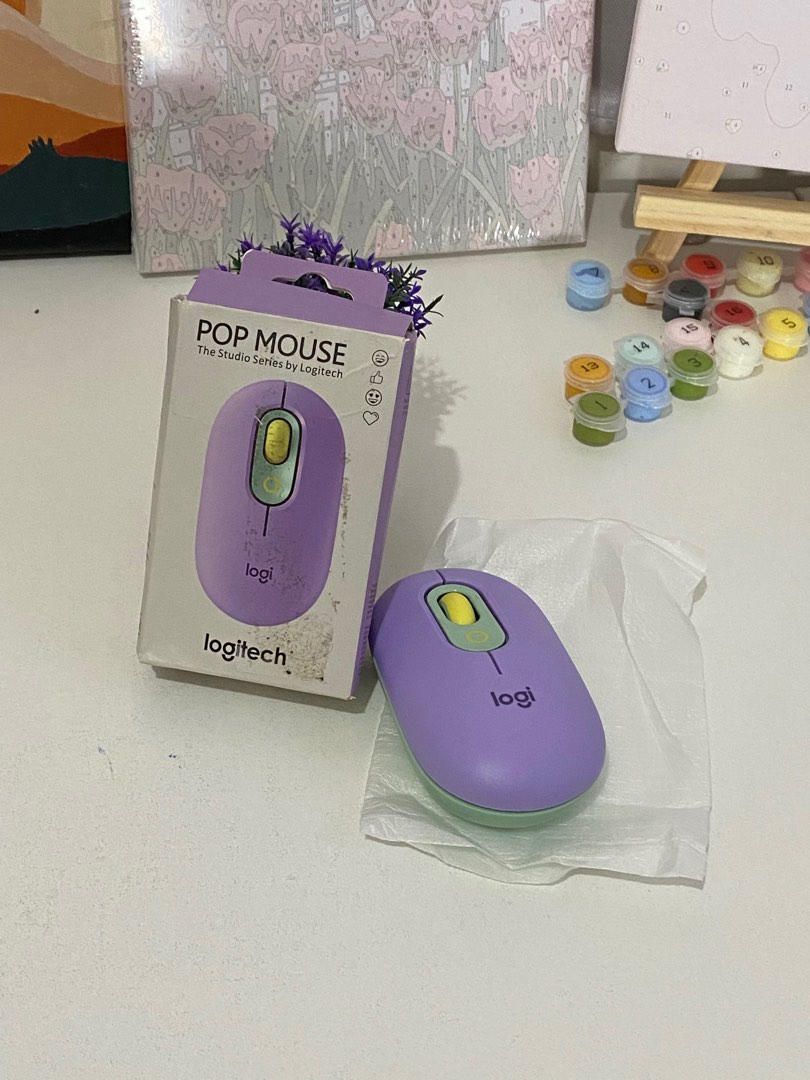 Logitech wireless pop mouse, Computers & Tech, Parts & Accessories ...