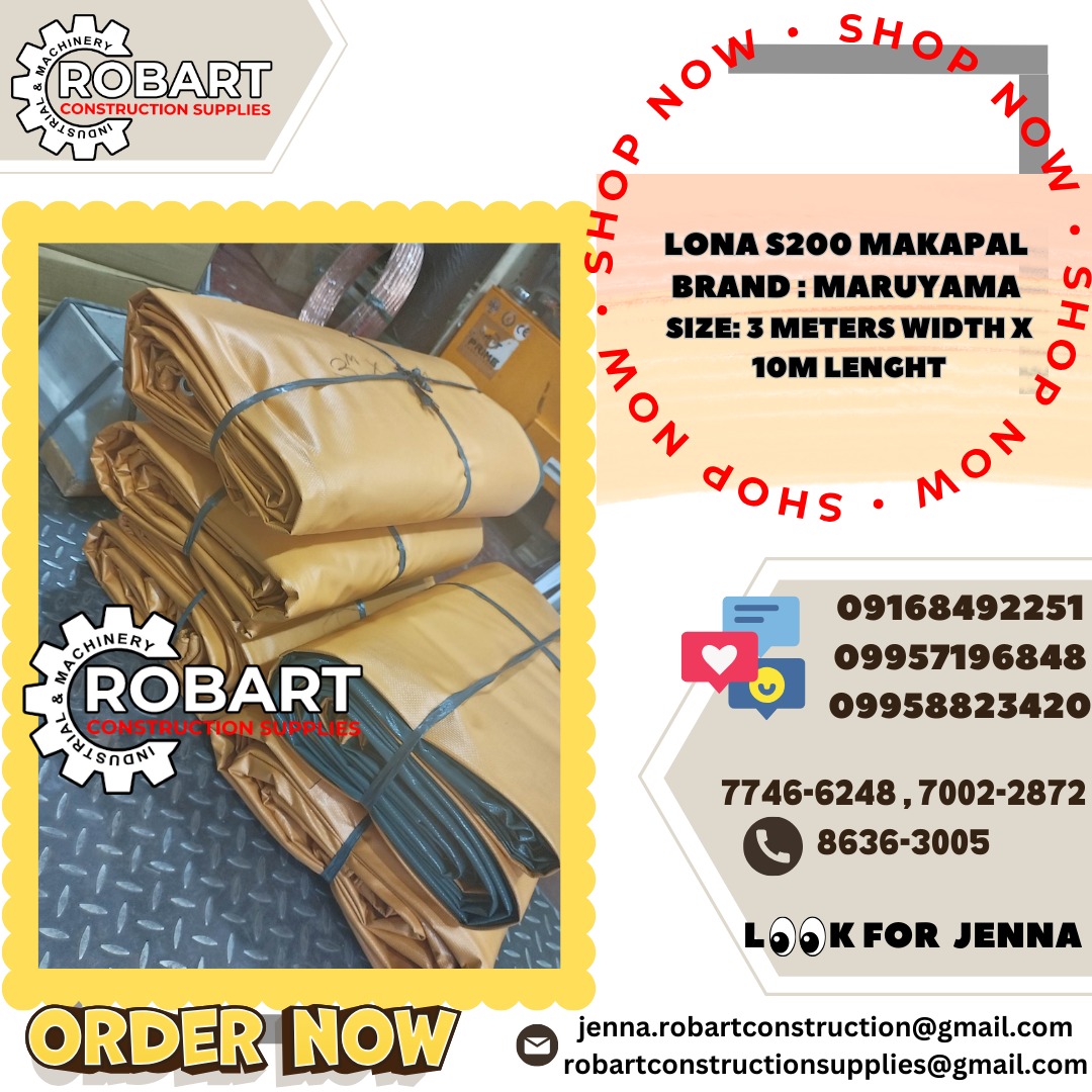 Lona s200 makapal brand : maruyama size: 3 meters width x 10 meters ...