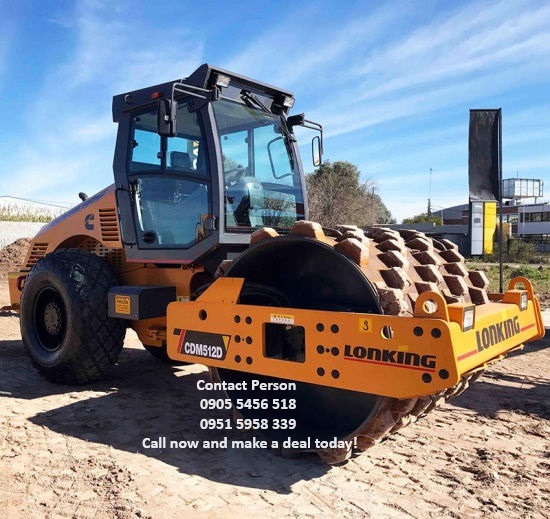 Lonking CDM512D 12 tons road roller - cummins 6BTA5.9 engine BRAND NEW ...