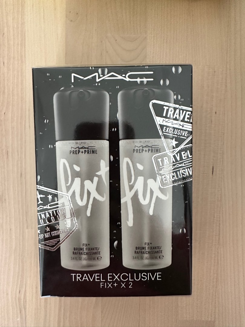 MAC travel exclusive fit 100ml x2, 美容＆化妝品, 健康及美容 - 皮膚護理, 化妝品 - Carousell