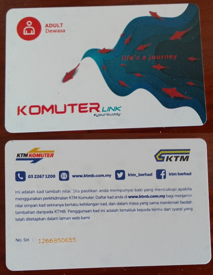 Malaysia KTM Komuter Link stored value card, Tickets & Vouchers, Local ...