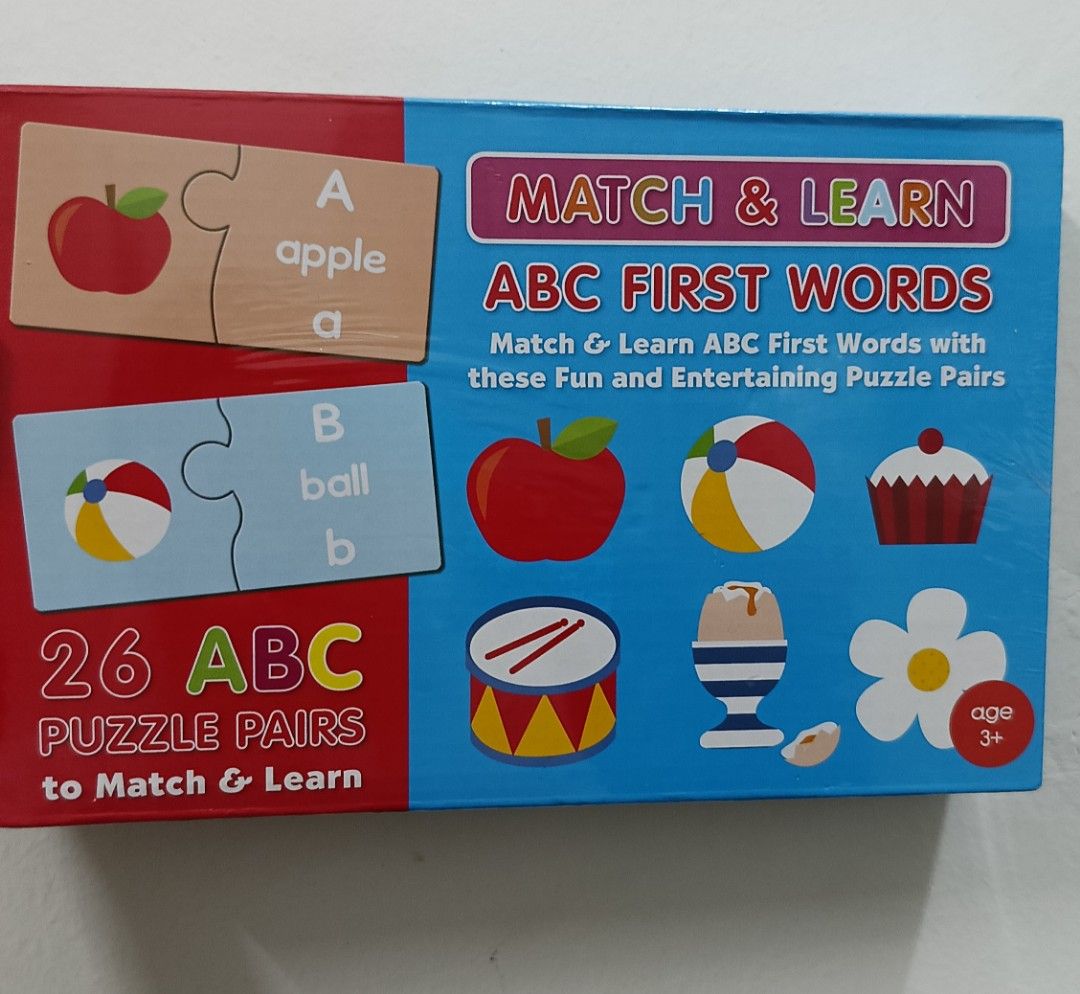 Match & Learn ABC First Words (A10), Hobbies & Toys, Books & Magazines ...