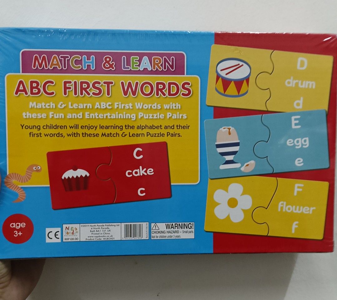Match & Learn ABC First Words (A10), Hobbies & Toys, Books & Magazines ...
